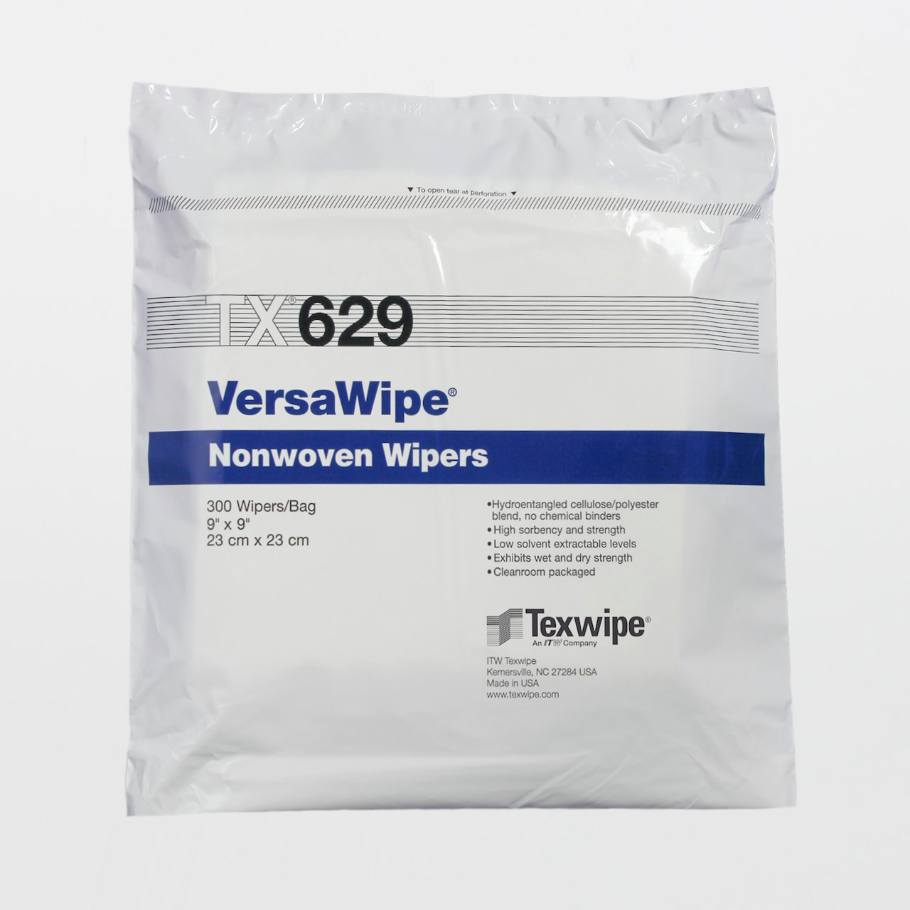 TX1009 Texwipe Alphawipe Polyester Cleanroom Wiper