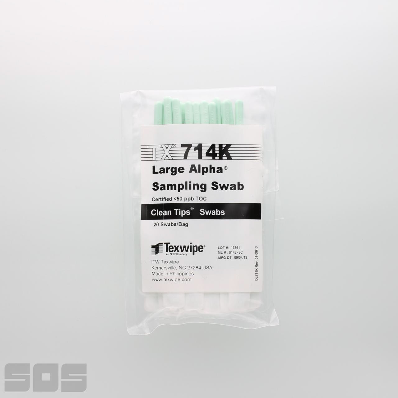 TX714K Surface Validation Cleanroom Swab