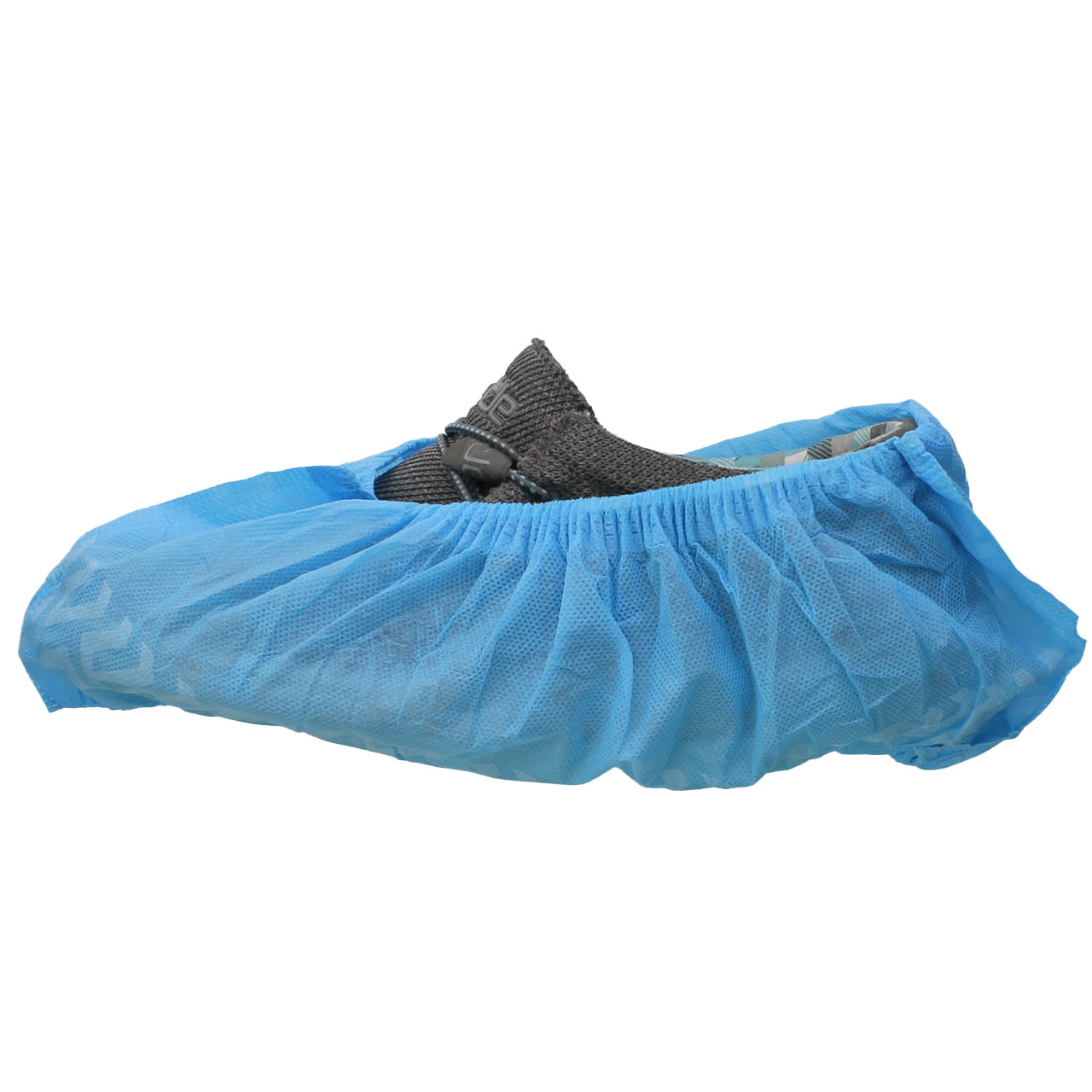 Blue Polypropylene Shoe Cover (50 Pairs) - SOSCleanroom.com