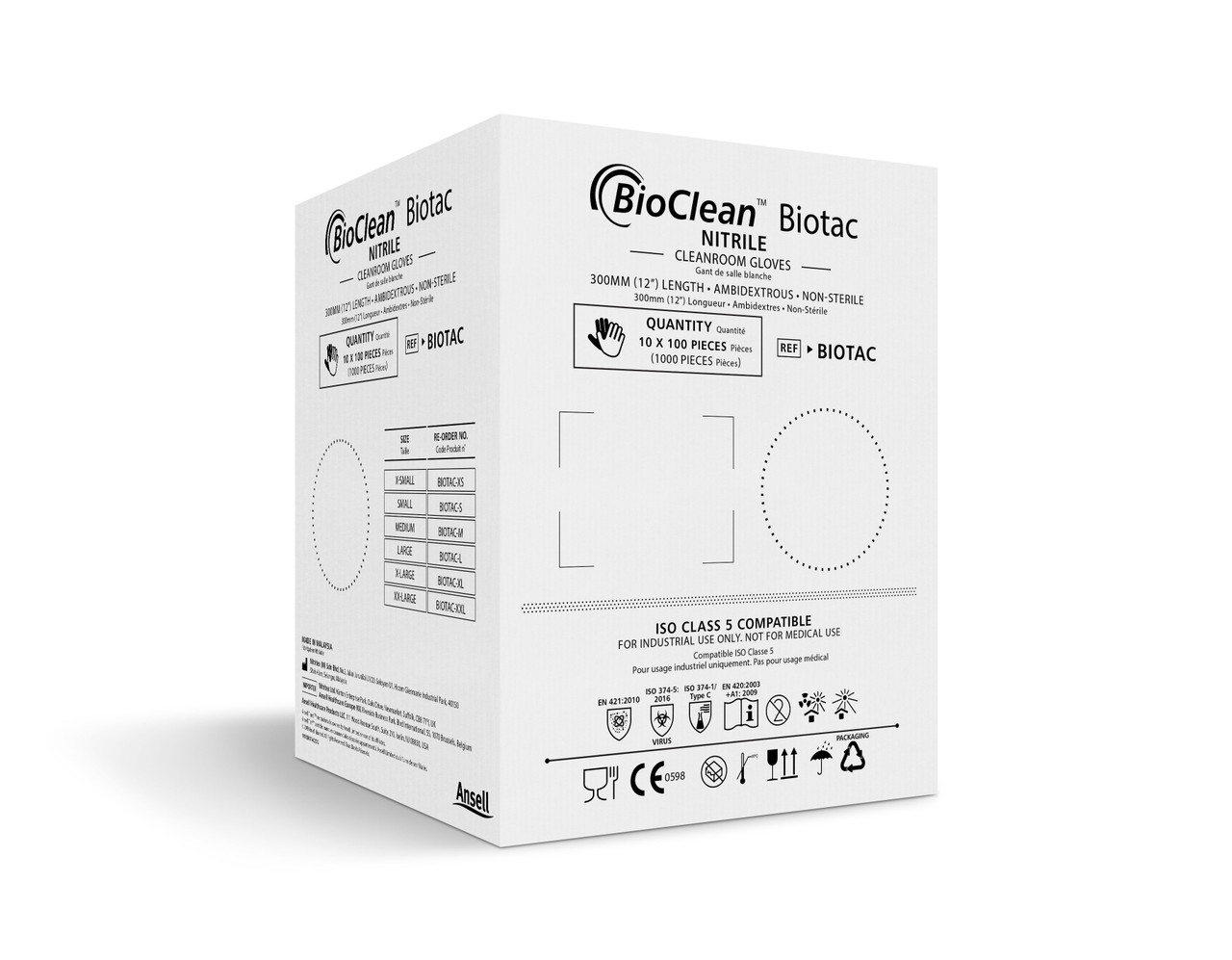 BioClean Biotac Nitrile Gloves are latex-free, powder-free and ...
