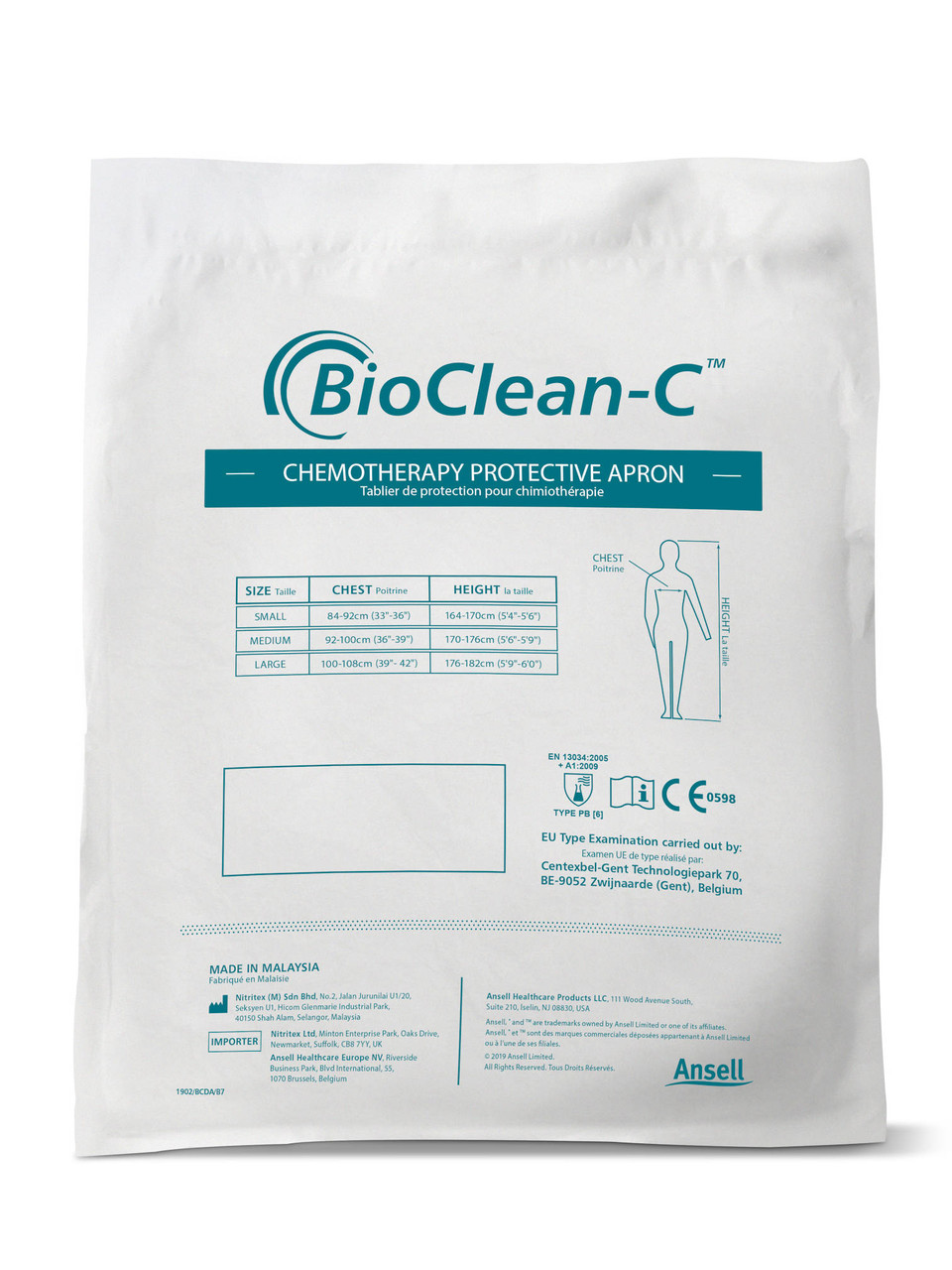 Ansell BCDA BioClean-C Apron