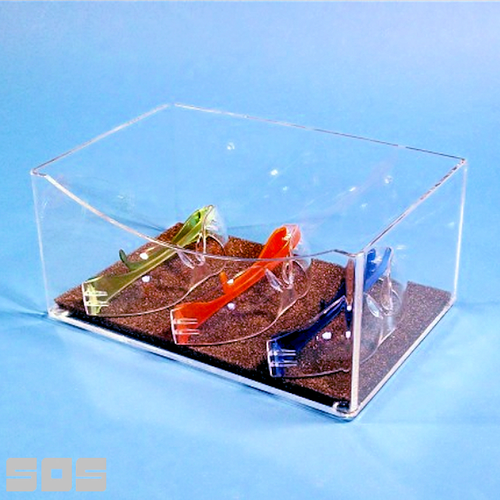 Cleanroom Safety Glass Dispenser for 1-5 Pairs - SOSCleanroom.com