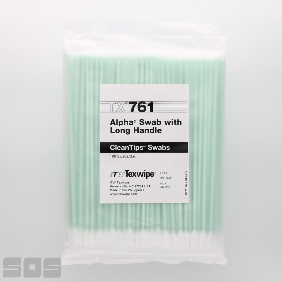 Texwipe TX761 Swabs Alpha Polyester Long Handle