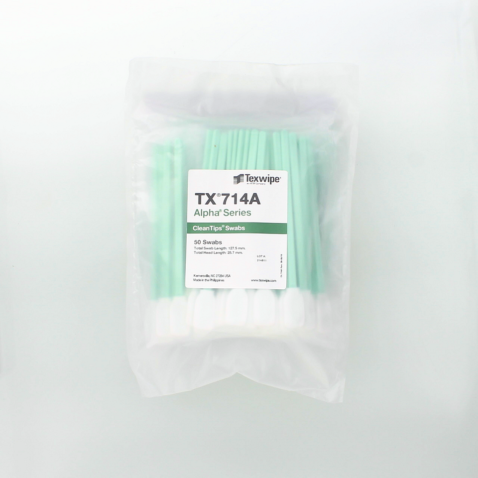 TX714A Large Alpha Polyester Cleanroom Swab