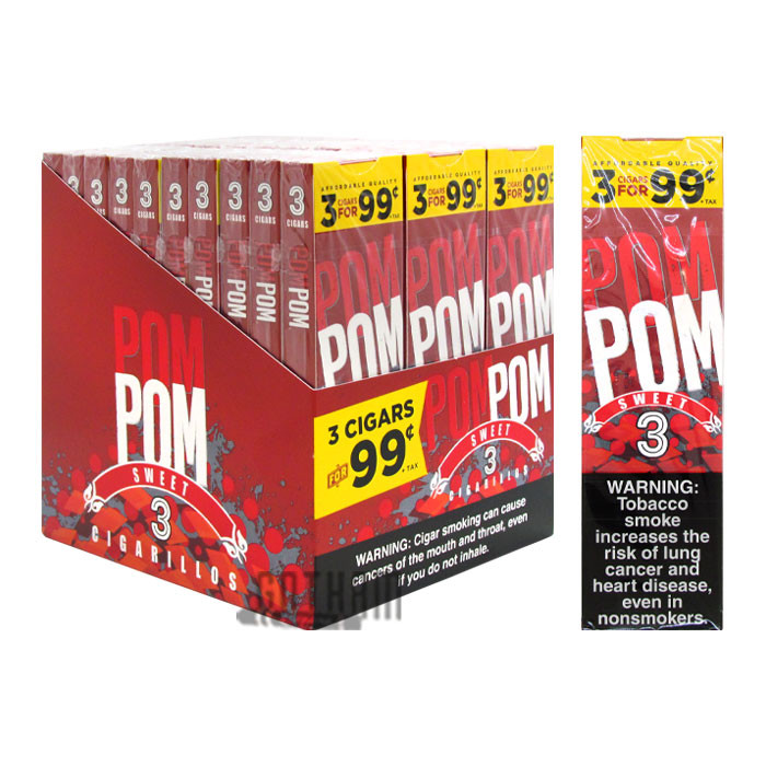 Pom Pom Cigarillos Sweet 30/3 | Gotham Cigars