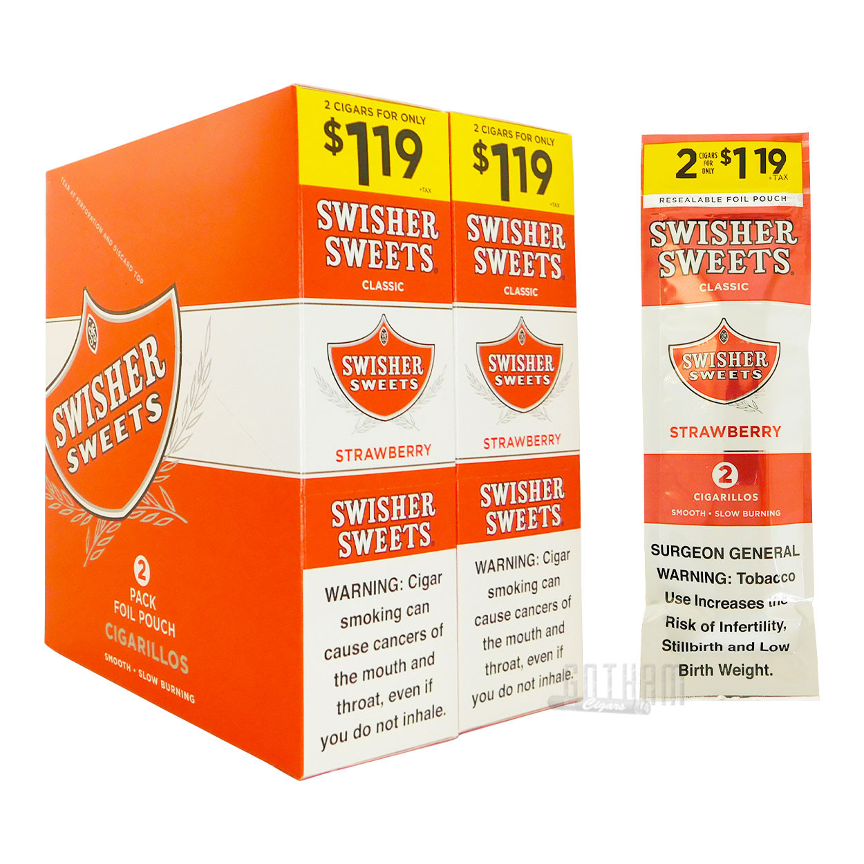 Swisher Sweets Cigarillos Peach | Gotham Cigars