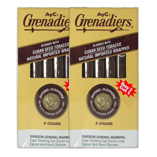A Y C Grenadier Natural Dark Pack | Gotham Cigars