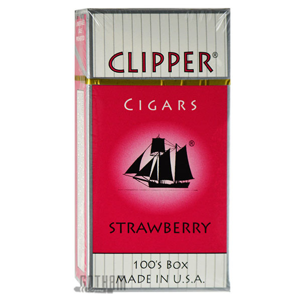 Clipper Filtered Cigars Strawberry 100's | Gotham Cigars
