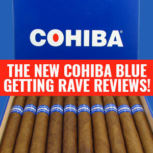 The New Cohiba Blue getting rave reviews! - Gotham Cigars