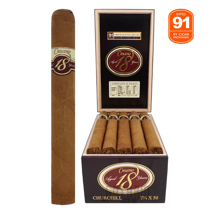 Cusano 18 Year Connecticut Churchill | Gotham Cigars