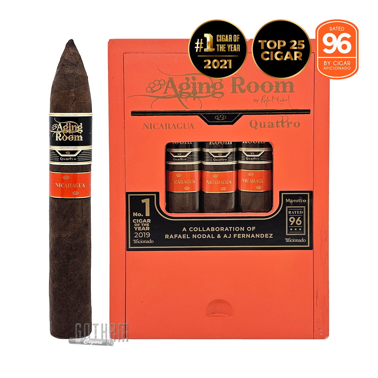 Aging Room Quattro Nicaragua Maestro Box of 10 | Bold Robusto