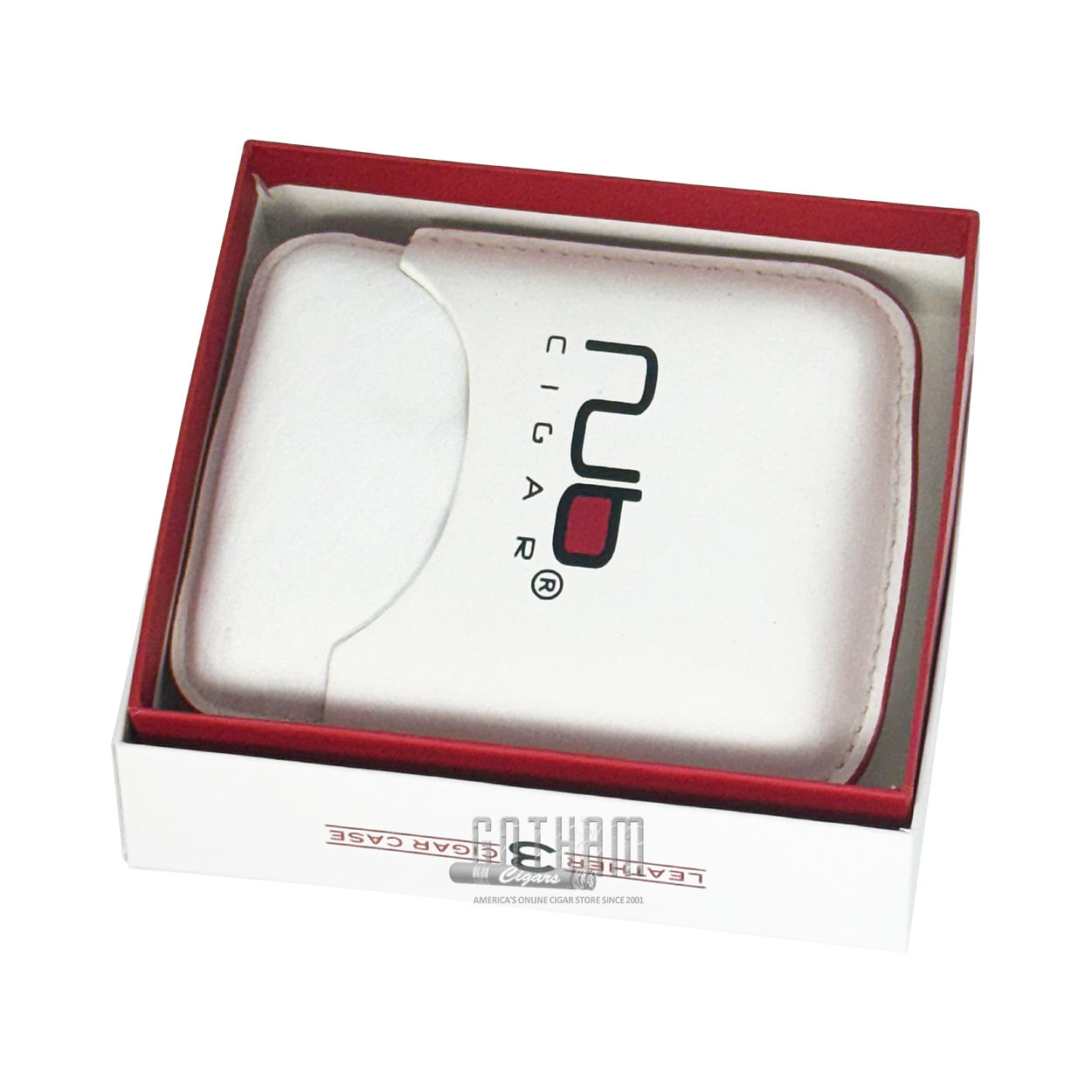 Nub 3 Cigar Leather Case Accessories | Gotham Cigars