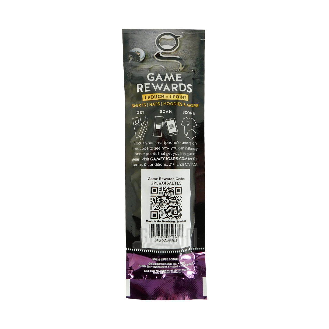 Game Cigarillos Grape | Gotham Cigars