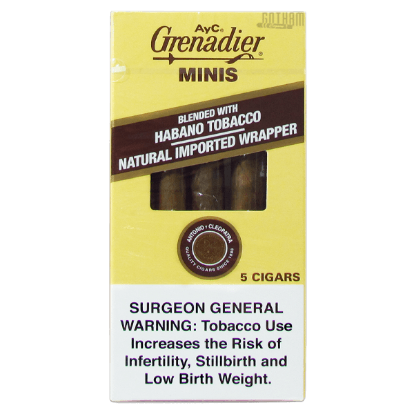 AYC Grenadier Natural Dark Minis | Gotham Cigars