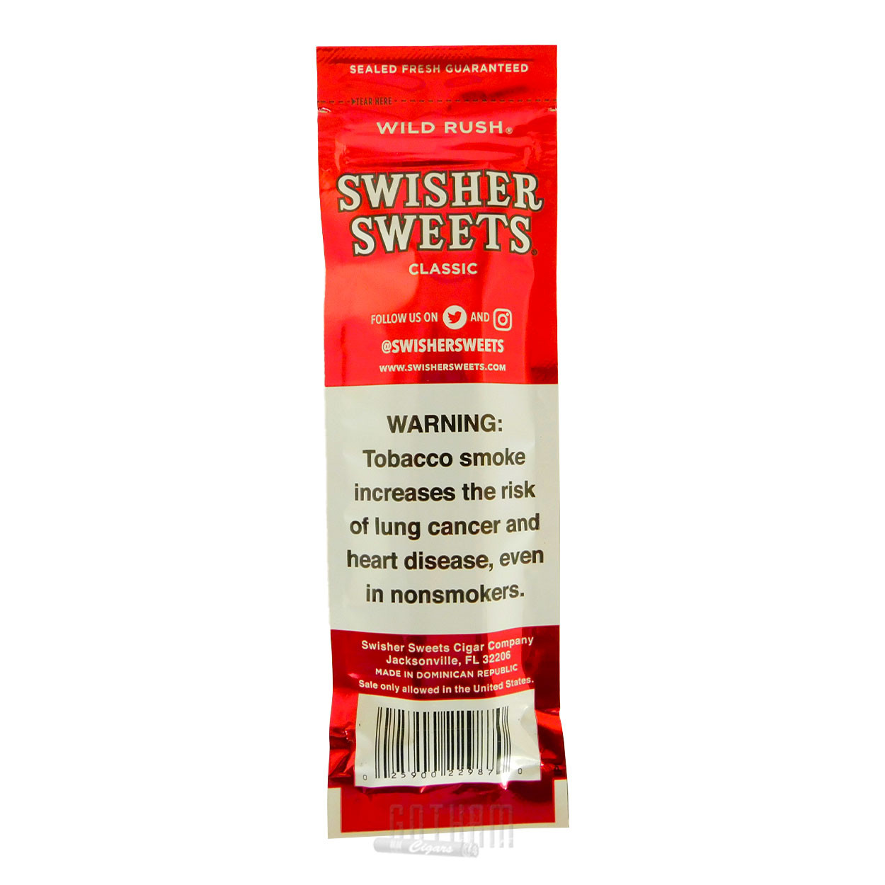 Swisher Sweets Cigarillos Wild Rush | Smooth & Fruity