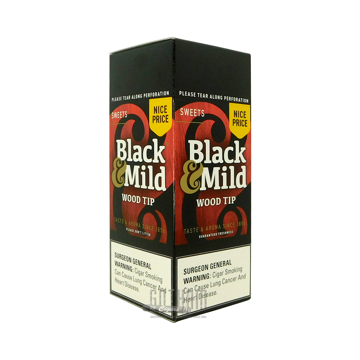 Black and Mild Wood Tip Sweet Upright | Gotham Cigars