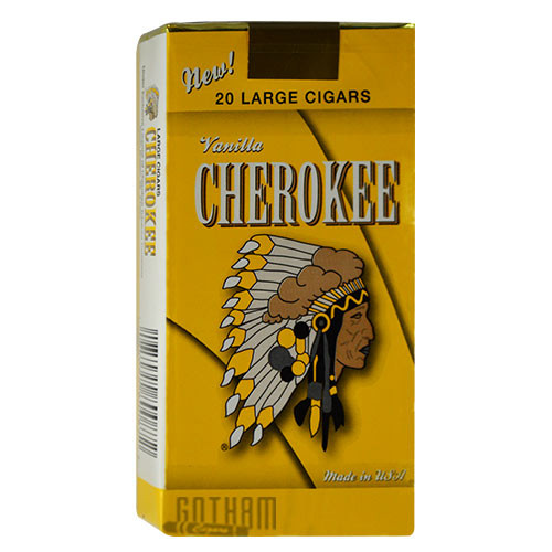 Cherokee Filtered Cigars Vanilla | Gotham Cigars