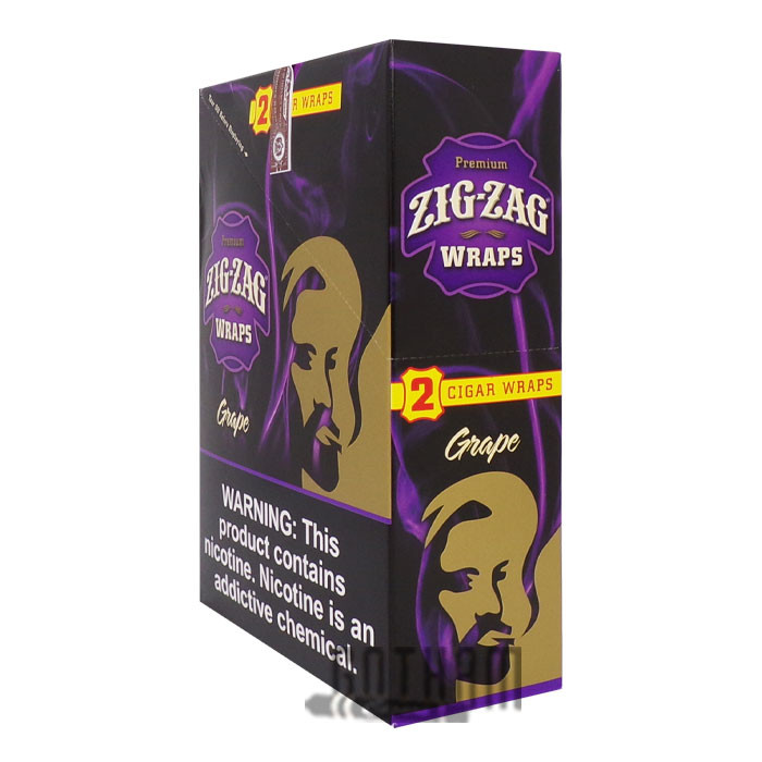 Zig Zag Cigar Wraps 2/25 Straight Up | Gotham Cigars