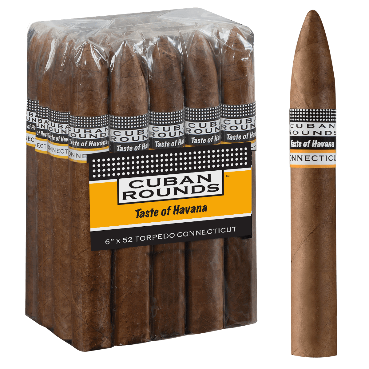 Cuban Rounds Connecticut Torpedo | Gotham Cigars