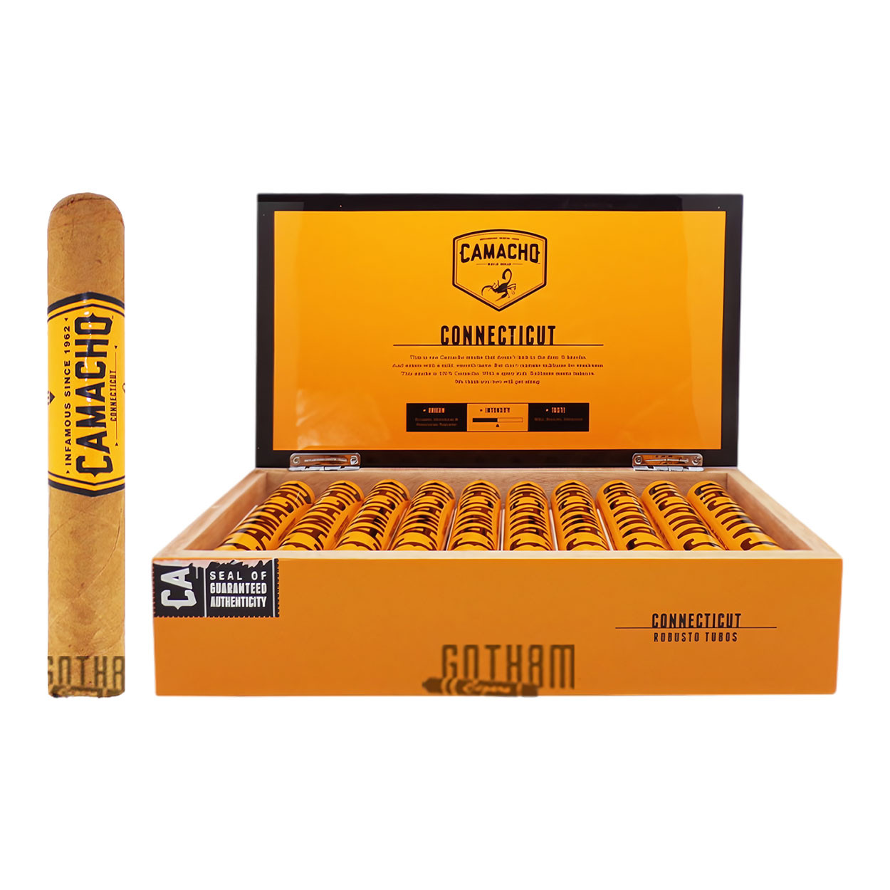 Camacho Connecticut Robusto | Smooth Connecticut Cigar