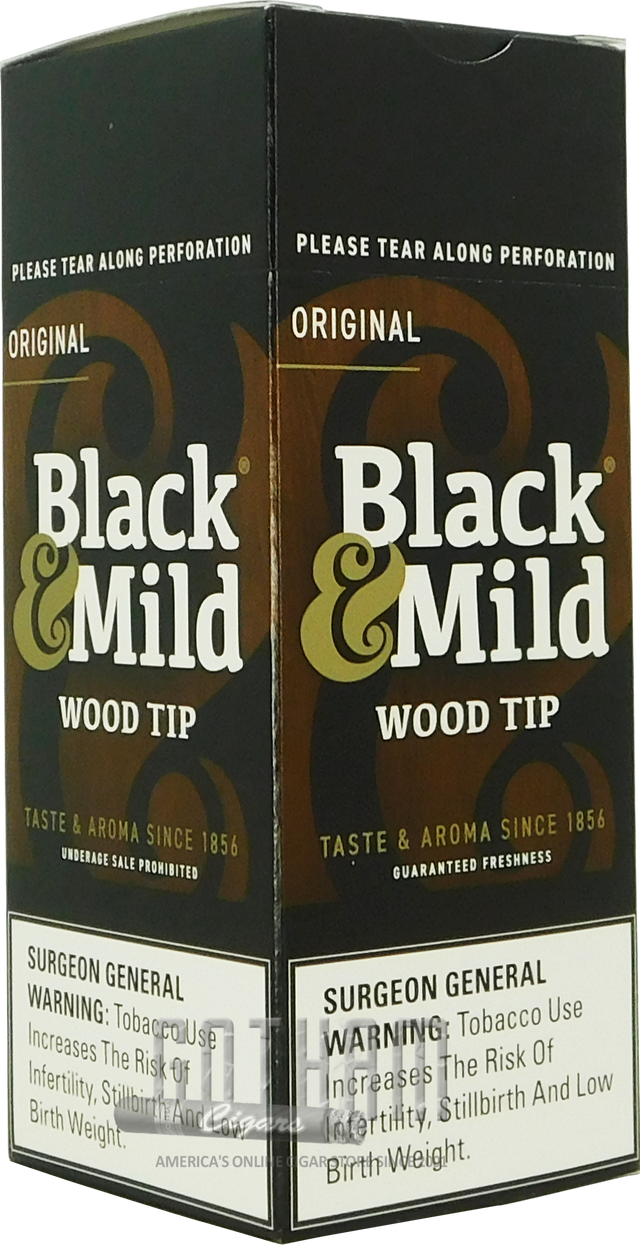 Black and Mild Wood Tip Sweet Upright | Gotham Cigars