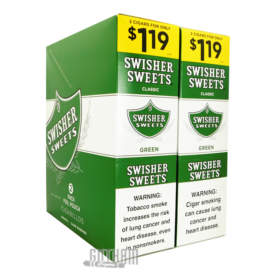 Swisher Sweets Cigarillos Green Sweets | Gotham Cigars