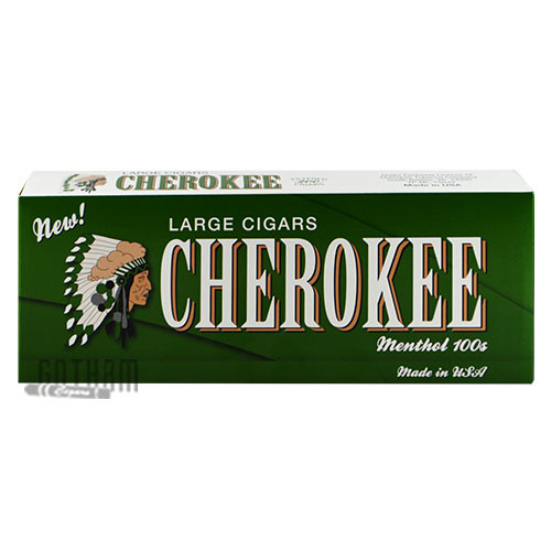 Cherokee Filtered Cigars Menthol | Gotham Cigars