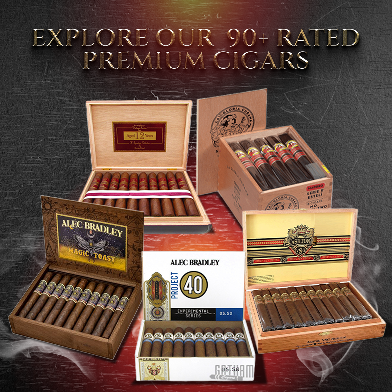 Explore Our 90+ Rated Premium Cigars - Gotham Cigars