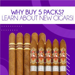 Why Buy 5 Packs? Learn About New Cigars! - Gotham Cigars