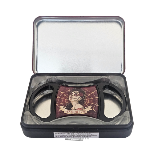 Deadwood Leather Rose Metal Cigar Rest/Cutter | Gotham Cigar