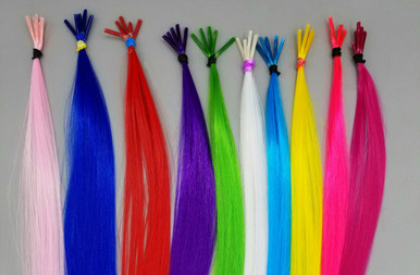 Synthetic Neon Hair Extensions | Heat Resistant Hair Extensions