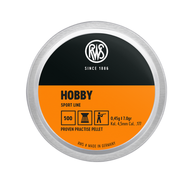 RWS Pellets Hobby 177 4,5mm 17gr 500 Tin - Sunbury Firearm Supplies