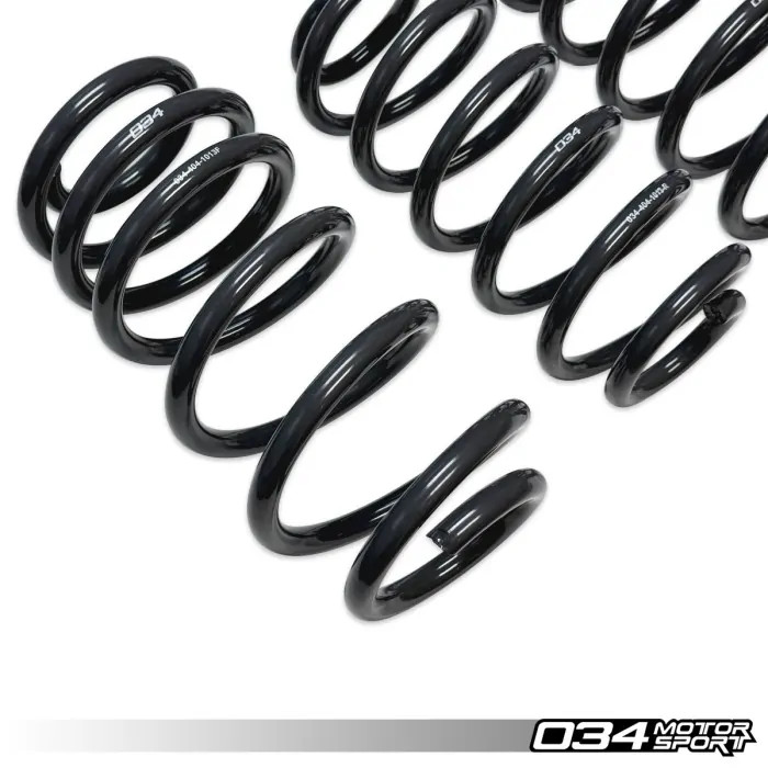 034 Motorsport - Dynamic+ Lowering Springs for B8/B8.5 Audi A5/S5 ...