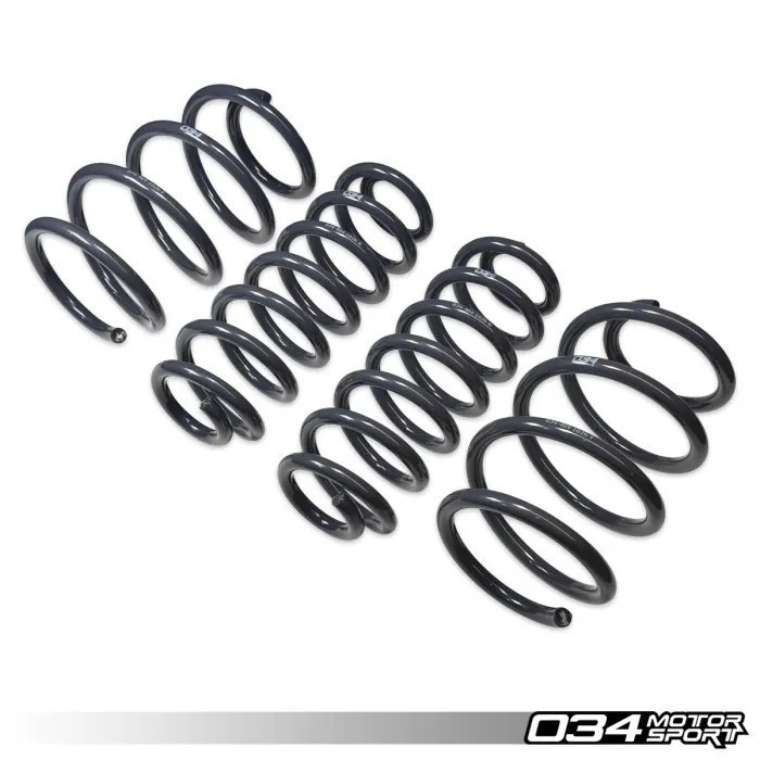 034Motorsport Dynamic+ Lowering Springs for MK4 Volkswagen R32 ...
