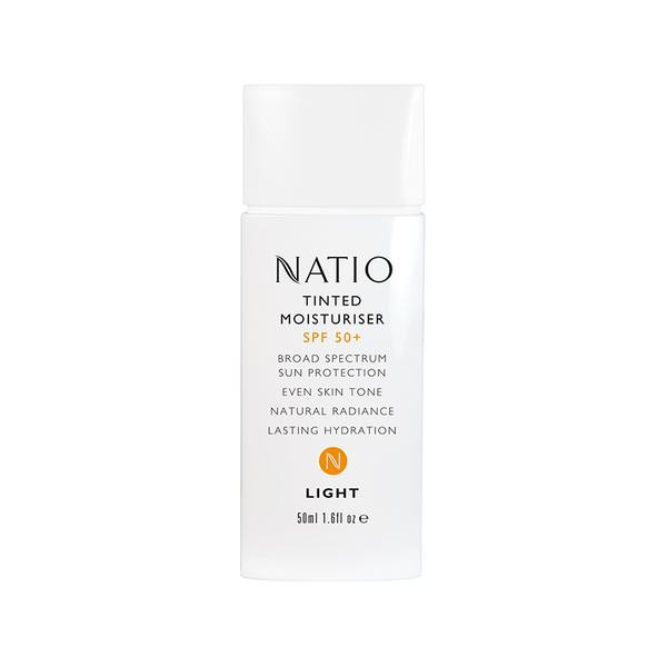 Natio Tinted Moisturiser SPF 50 - Light - SPOIL.co.nz
