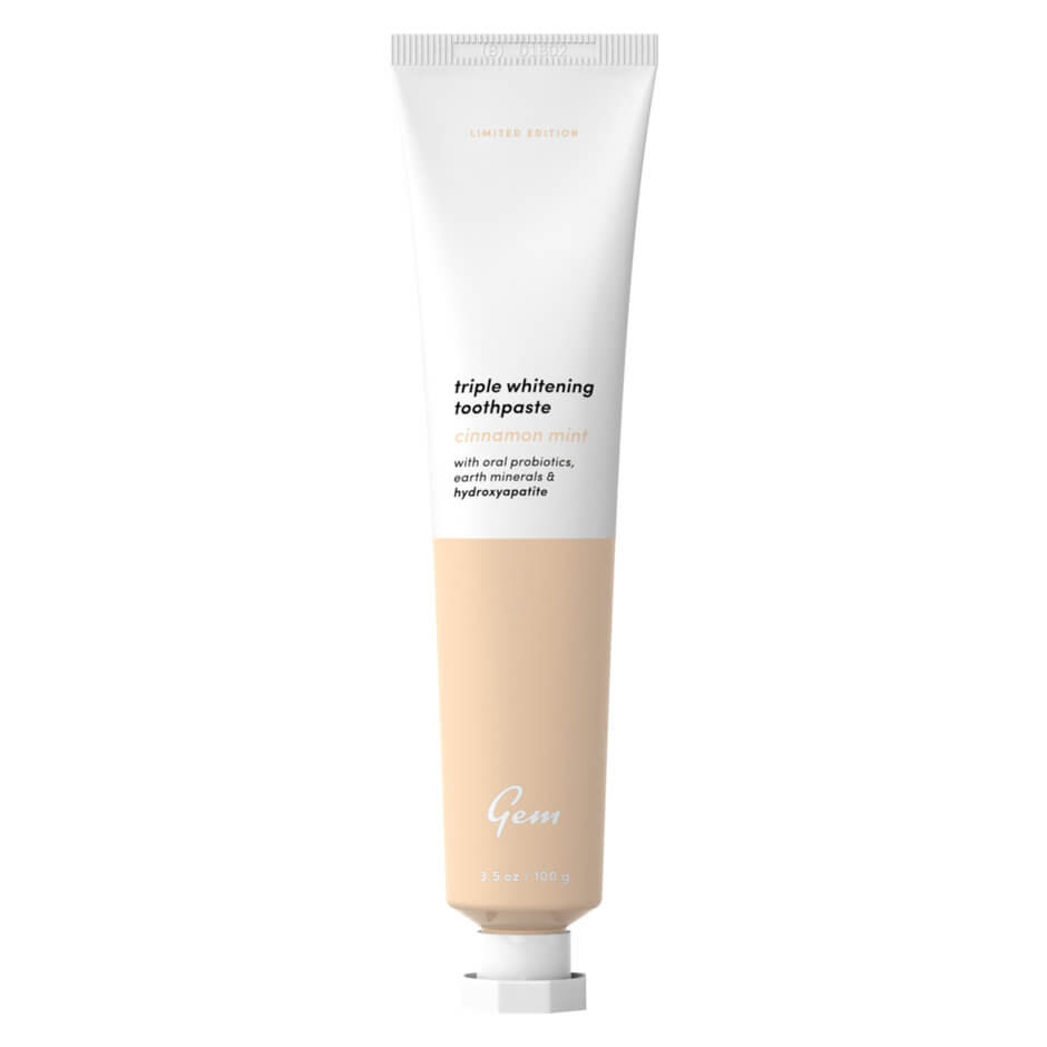 Gem - Gem Triple Whitening Toothpaste - Cinnamon Mint 100g - SPOIL.co.nz