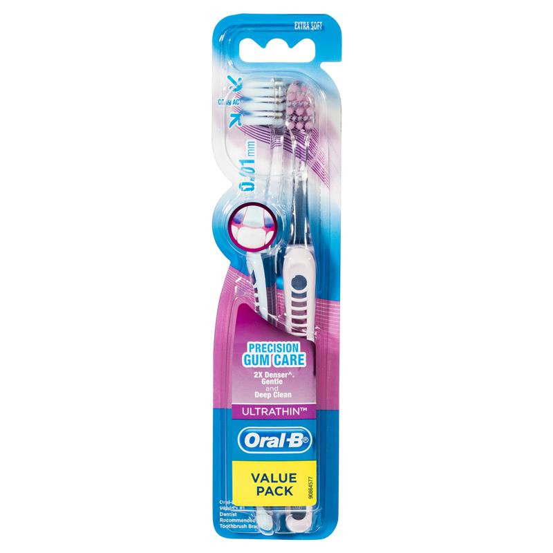 oral b toothbrush precision gum care 2 pack - SPOIL.co.nz