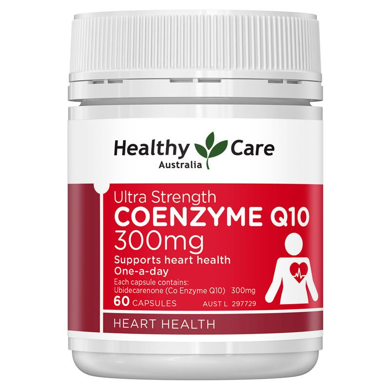 healthy care ultra strength coenzyme q10 300mg 60 capsules - SPOIL.co.nz