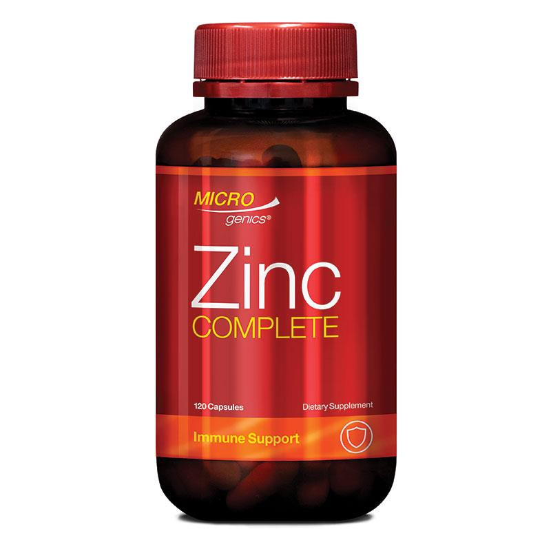 Microgenics Zinc Complete 120 Capsules (New Zealand Formula) - SPOIL.co.nz