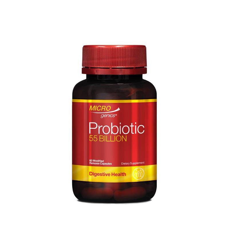 Microgenics Probiotic 55 Billion 60 Capsules (New Zealand Formula ...