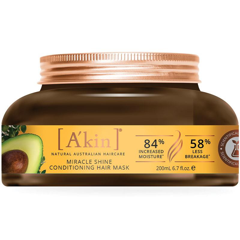 Akin Daily Shine Hair Mask Tub 200G - SPOIL.co.nz