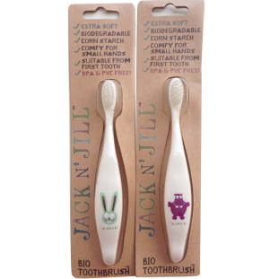 Jack N' Jill Bio Toothbrush-Hippo (each) - SPOIL.co.nz