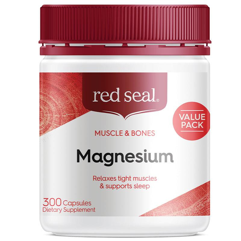 Red Seal Magnesium Capsules 300pk - SPOIL.co.nz