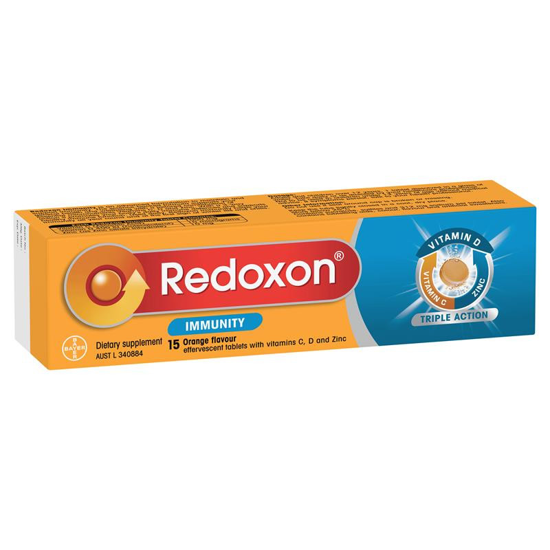 Redoxon Immunity Orange Flavour Effervescent Tablets 15pk - SPOIL.co.nz