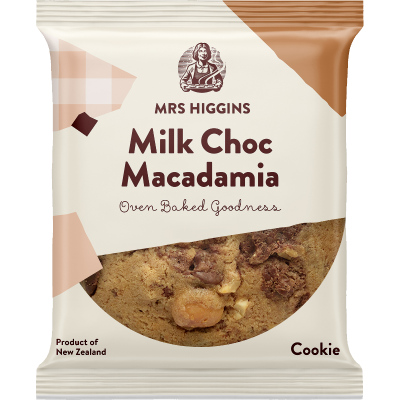 Mrs Higgins Milk Chocolate & Macadamia Cookie 85g - SPOIL.co.nz