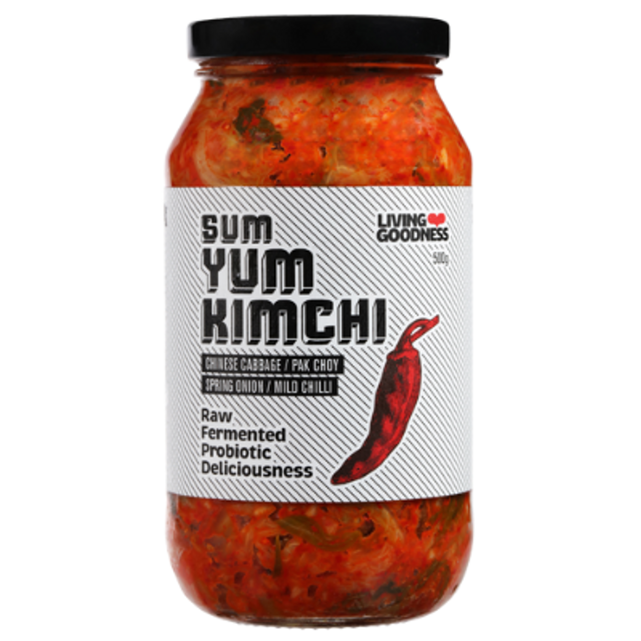 Living Goodness Sum Yum Kimchi 500g - SPOIL.co.nz Living Goodness Sum Yum Kimchi 500g - SPOIL.co.nz