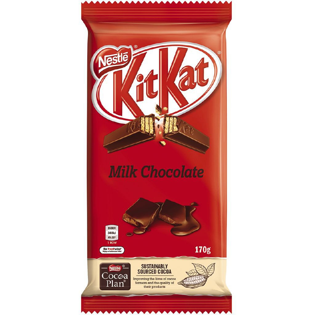 Nestle Kit Kat Family Break Milk Chocolate Block 170g - SPOIL.co.nz