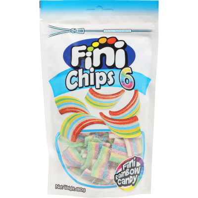 Fini Chips Rainbow Confectionery 180g - SPOIL.co.nz