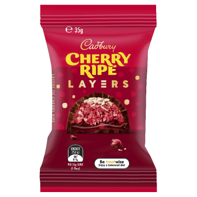 Cadbury Cherry Ripe Layers 35g - SPOIL.co.nz