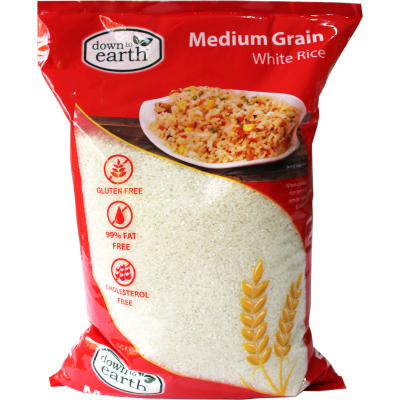 Down to Earth Medium Grain White Rice 10kg - SPOIL.co.nz